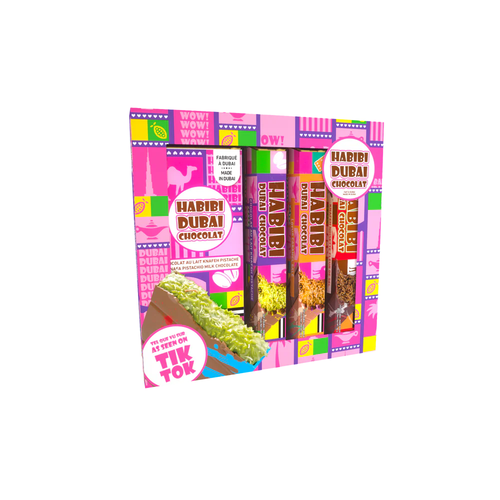 Chocolat Habibi Dubai - Coffret Habibi Dubai – L'île Parfumée inc.